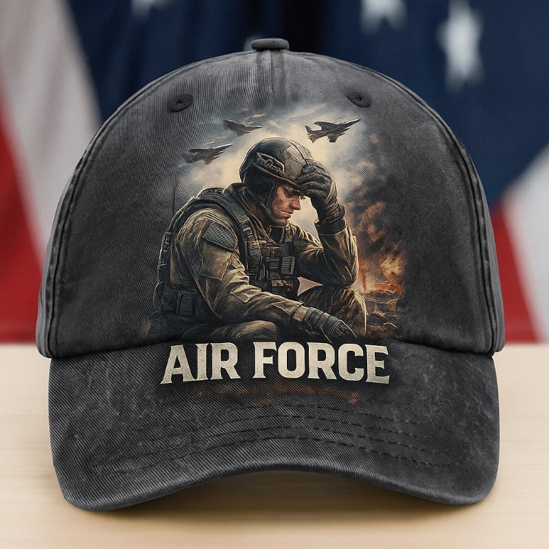 Air Force Soldier Military Cap with Jet Fighters Embroidered Tactical ...