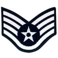 Air Force Staff Sergeant E5 Color Embroidered Enlisted Rank - Large ...