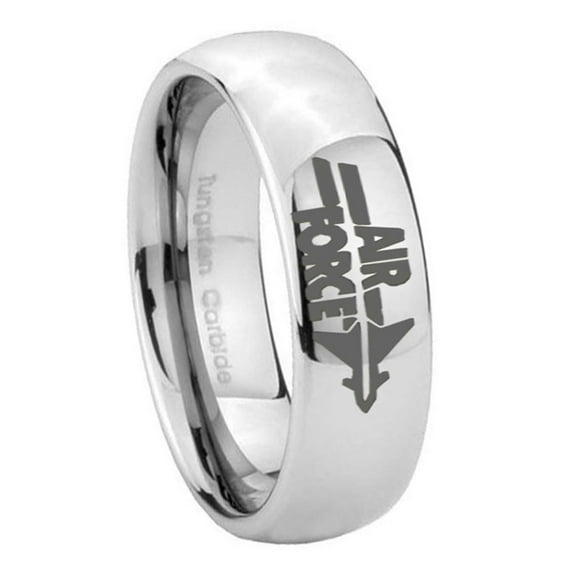 Air Force Symbol Tungsten Rings - Walmart.com