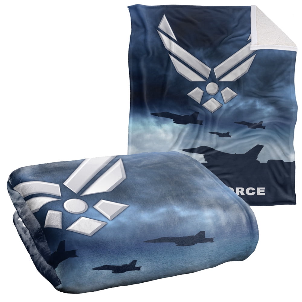 Air Force Officially Licensed Silky Touch Super Soft Airplane Throw ...