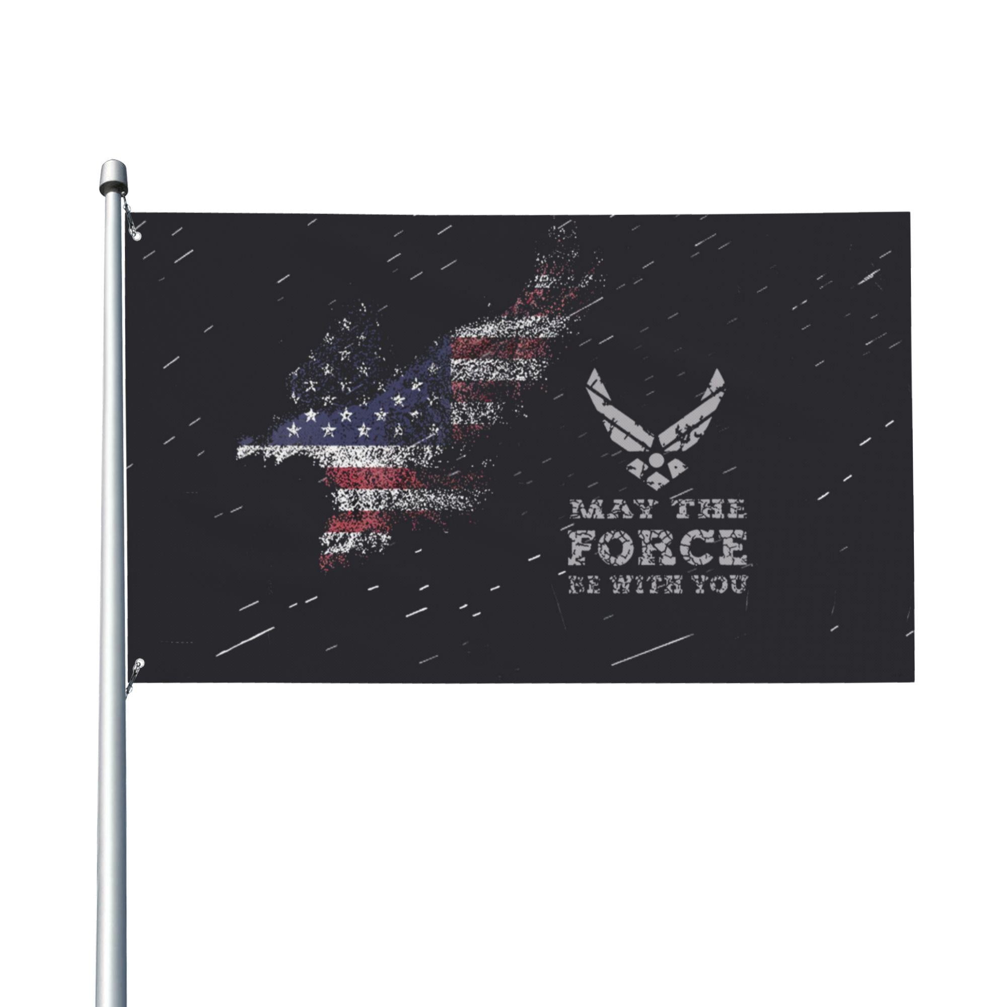 Air Force USAF May The Force Be You Flag Built For Outdoor Use America ...