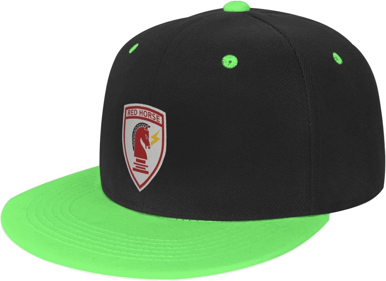 Air Force USAF Red Horse Baseball Cap Unisex Adjustable Flat Brim Hip ...
