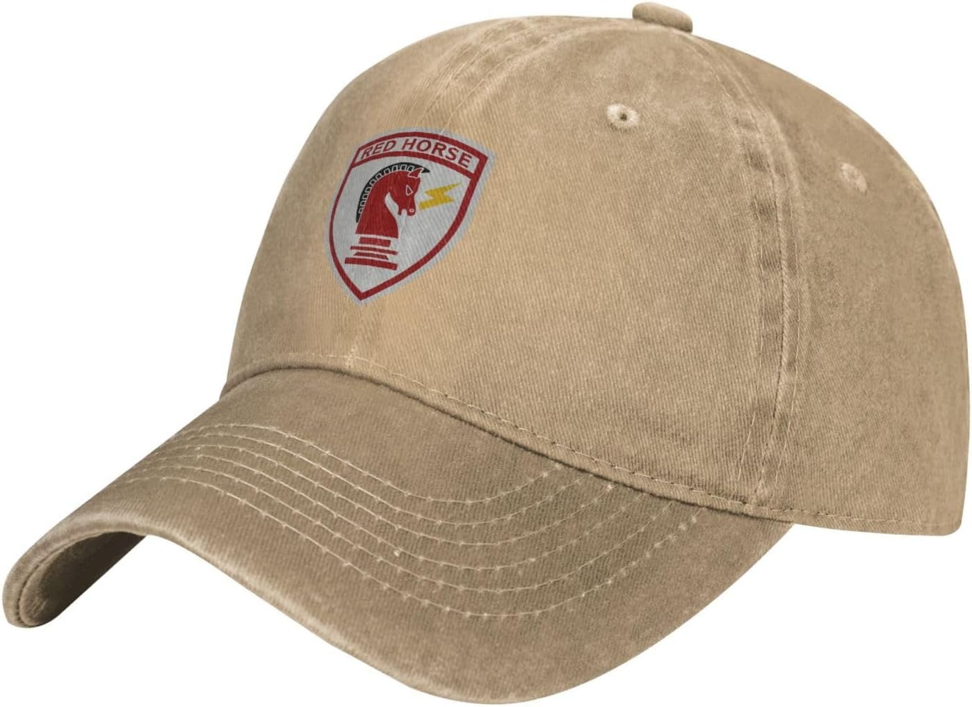 Air Force USAF Red Horse Vintage Wash Denim Baseball Cap - Walmart.com