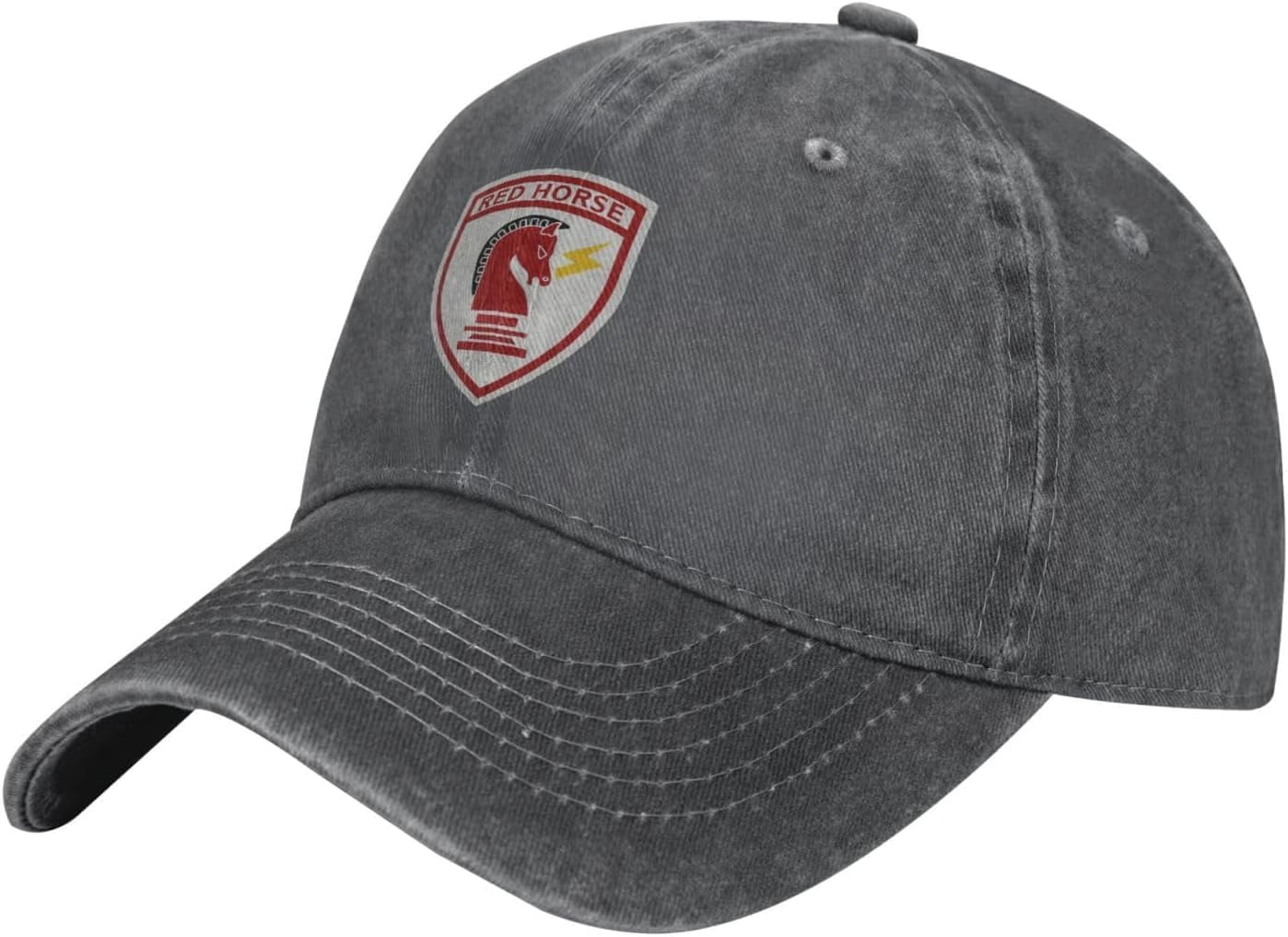 Air Force USAF Red Horse Vintage Wash Denim Baseball Cap - Walmart.com