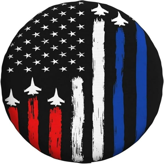 Air Force Us Veterans 4th of July American Flag Tire Cover Dirt ...