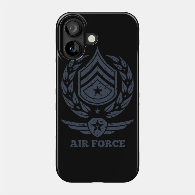Air Force Vintage Insignia Themed Case for iPhone 11,12,13,14,15,16,17 ...