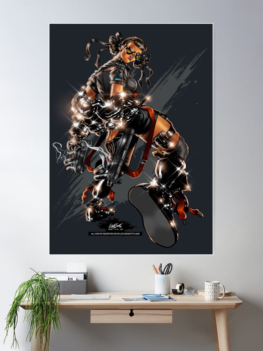 Air Fox: The Gothic Soldier Poster Wall Art, Modern Wall Decor For ...