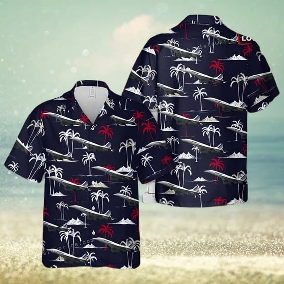 Air France Concorde Hawaiian Shirt For Men And Women - Walmart.com