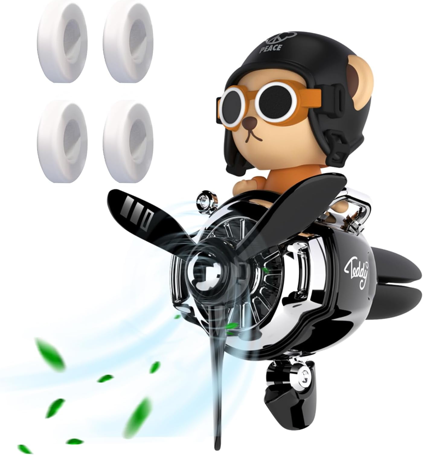 Air Freshener, Cute Bear Vent Clip Air Freshener Automotive Air Outlet ...