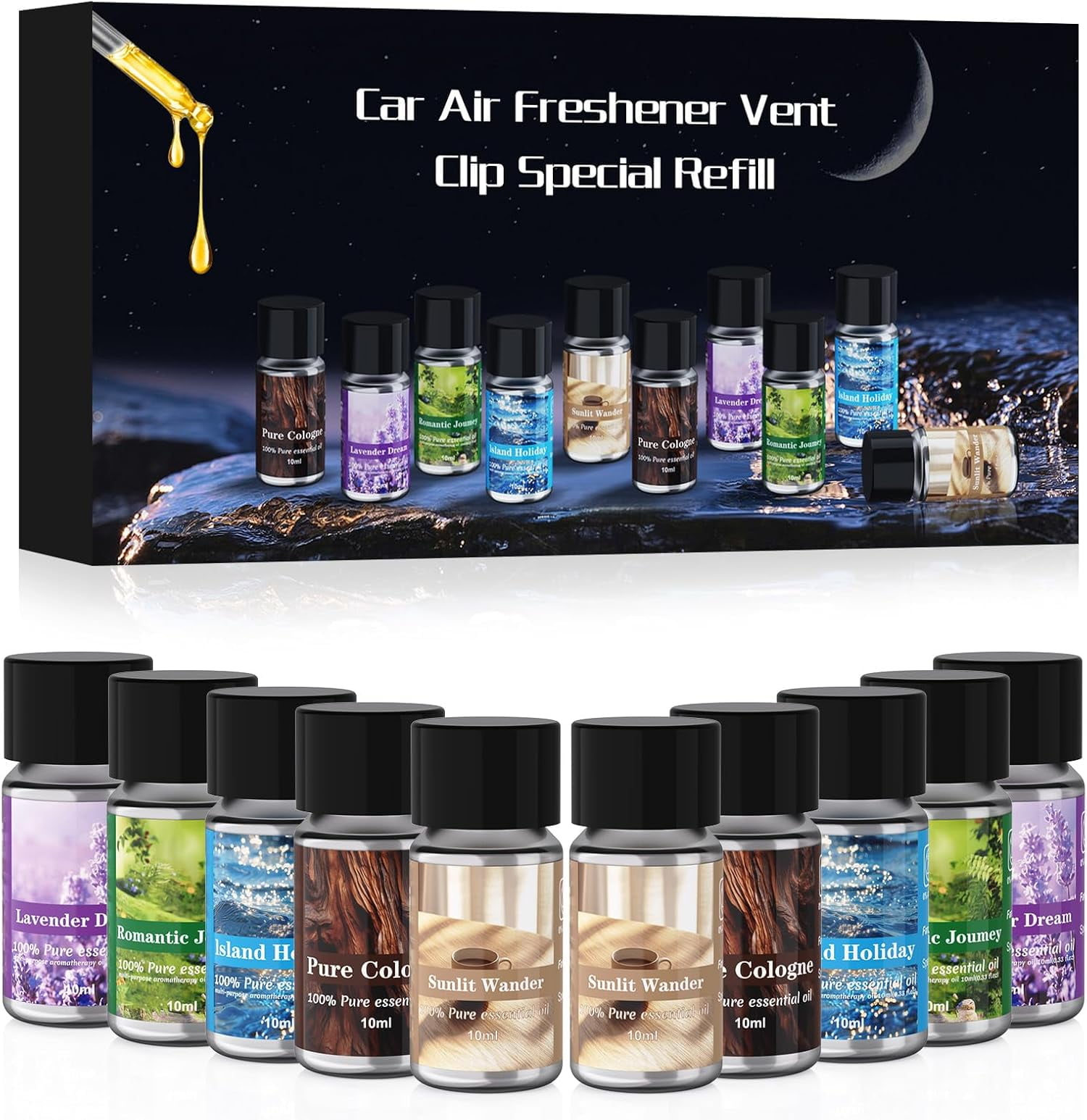 Air Freshener Refill, Delivers Over 3000 Sprays, Five Scents, Long ...