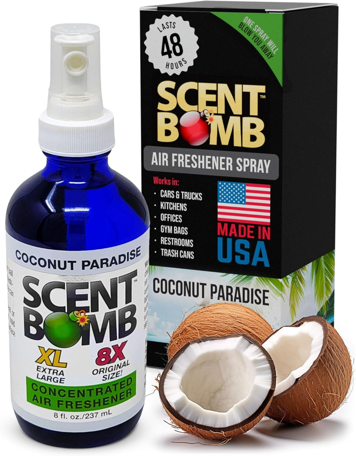 Air Freshener Spray, Long-Lasting Odor Eliminator for Home & Car ...