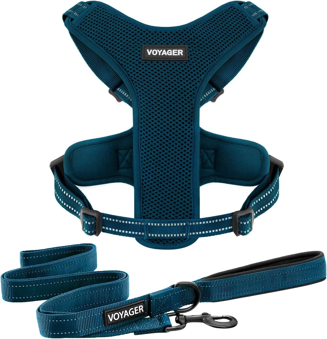 Air Frontier Mesh Dog Harness with and Reflective Dog Leash Set ...