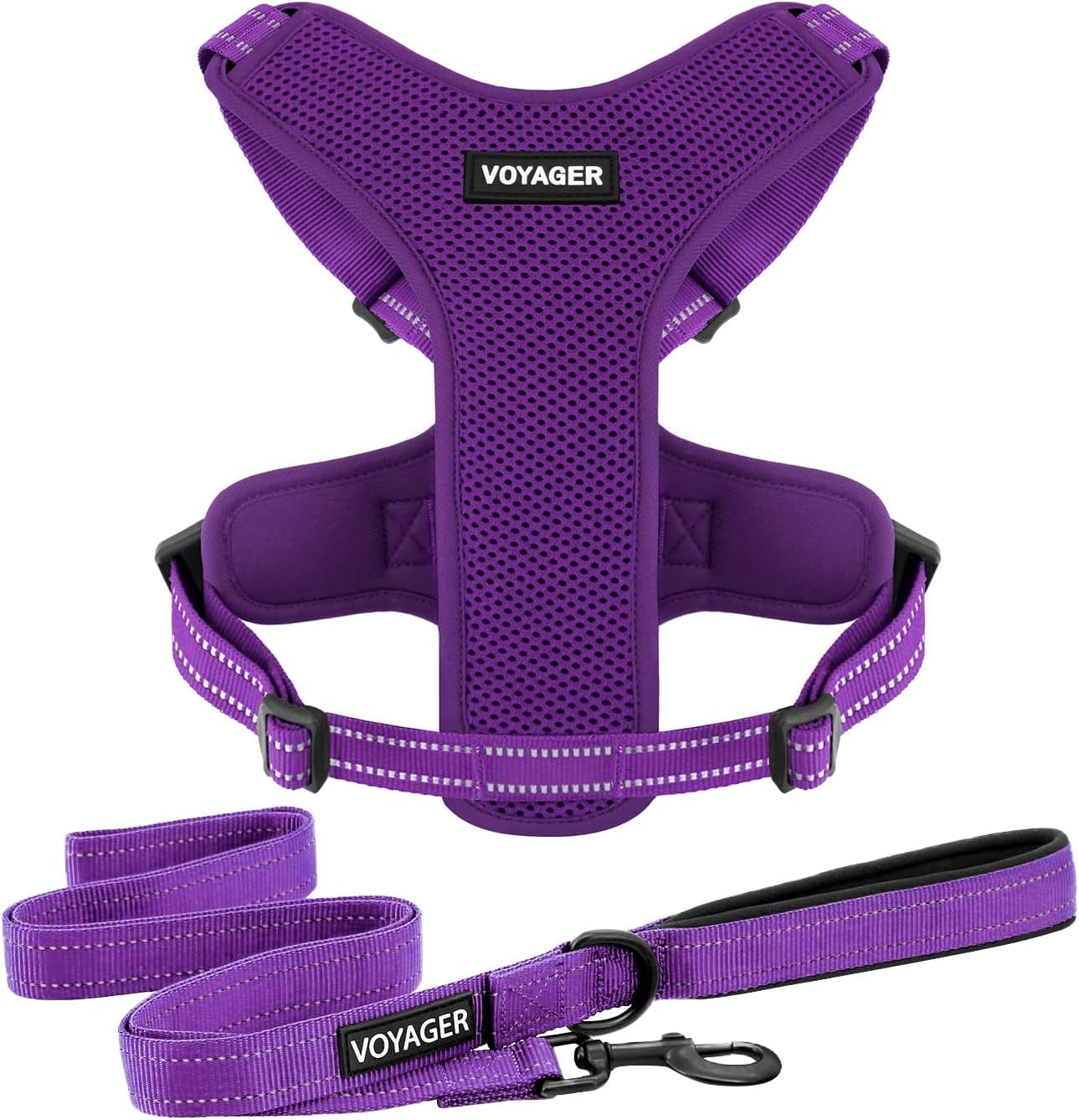Air Frontier Mesh Dog Harness with and Reflective Dog Leash Set ...