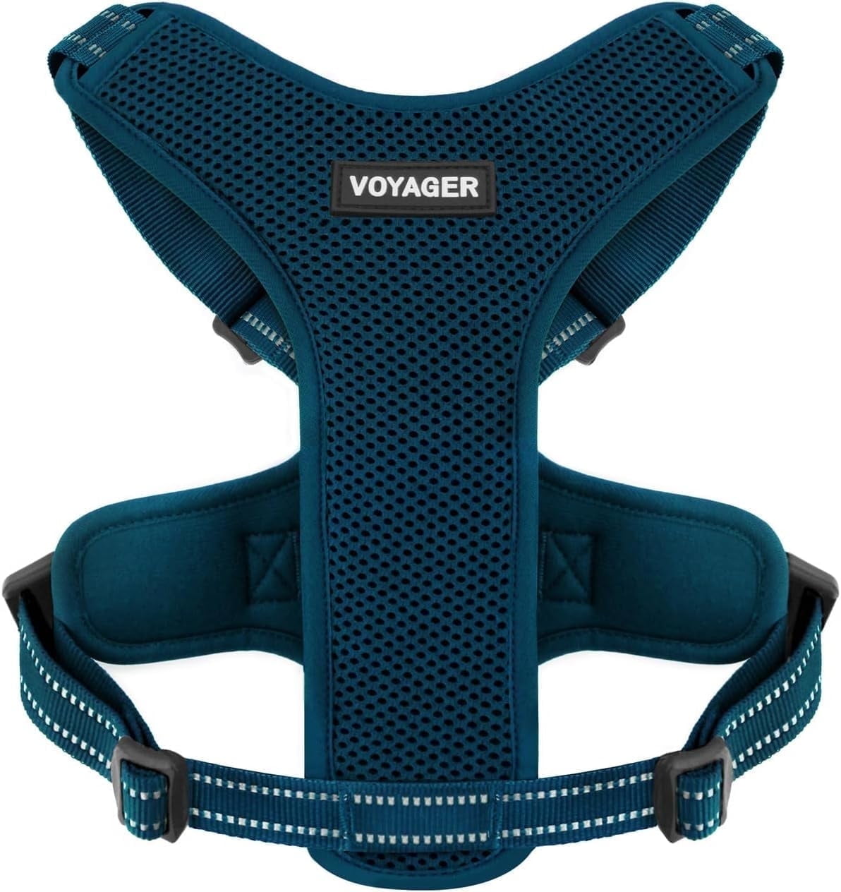Air Frontier Mesh Dog Harness with Steel Leash D-Ring, Reflective ...