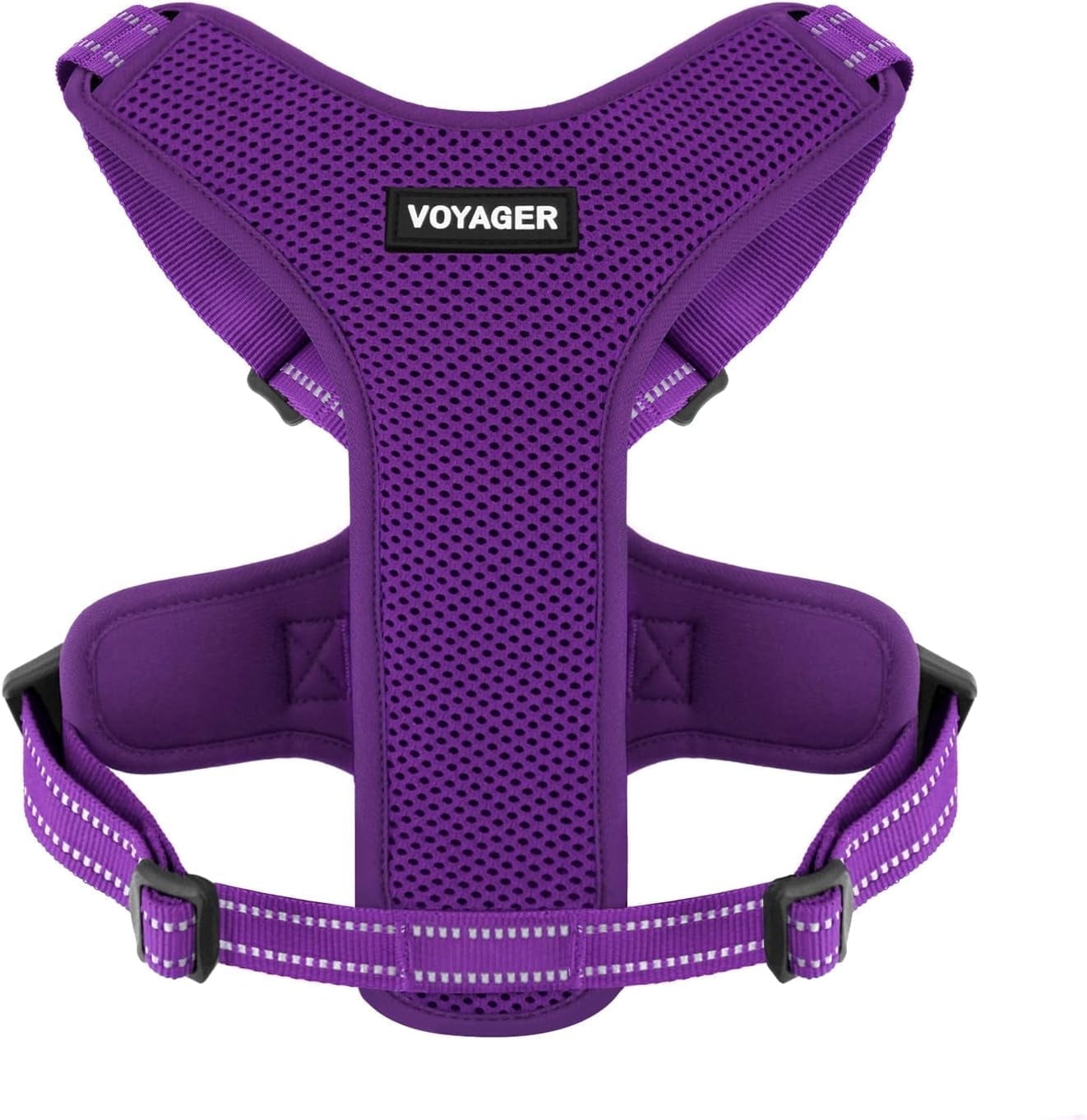 Air Frontier Mesh Dog Harness with Steel Leash D-Ring, Reflective ...
