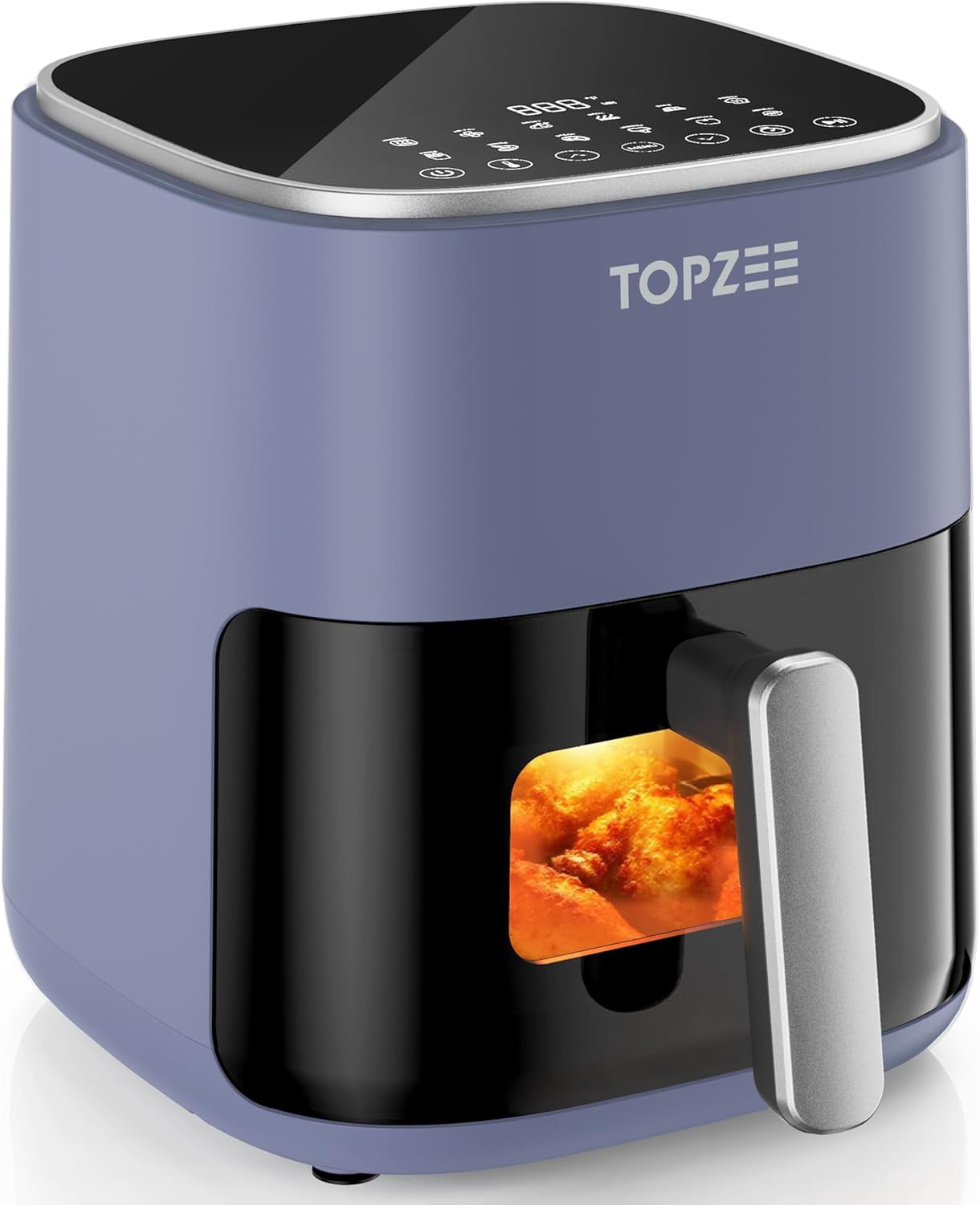 Air Fryer 12-in-1, 5.5-QT Compact Large Air Fryer with 360° Hot Air ...