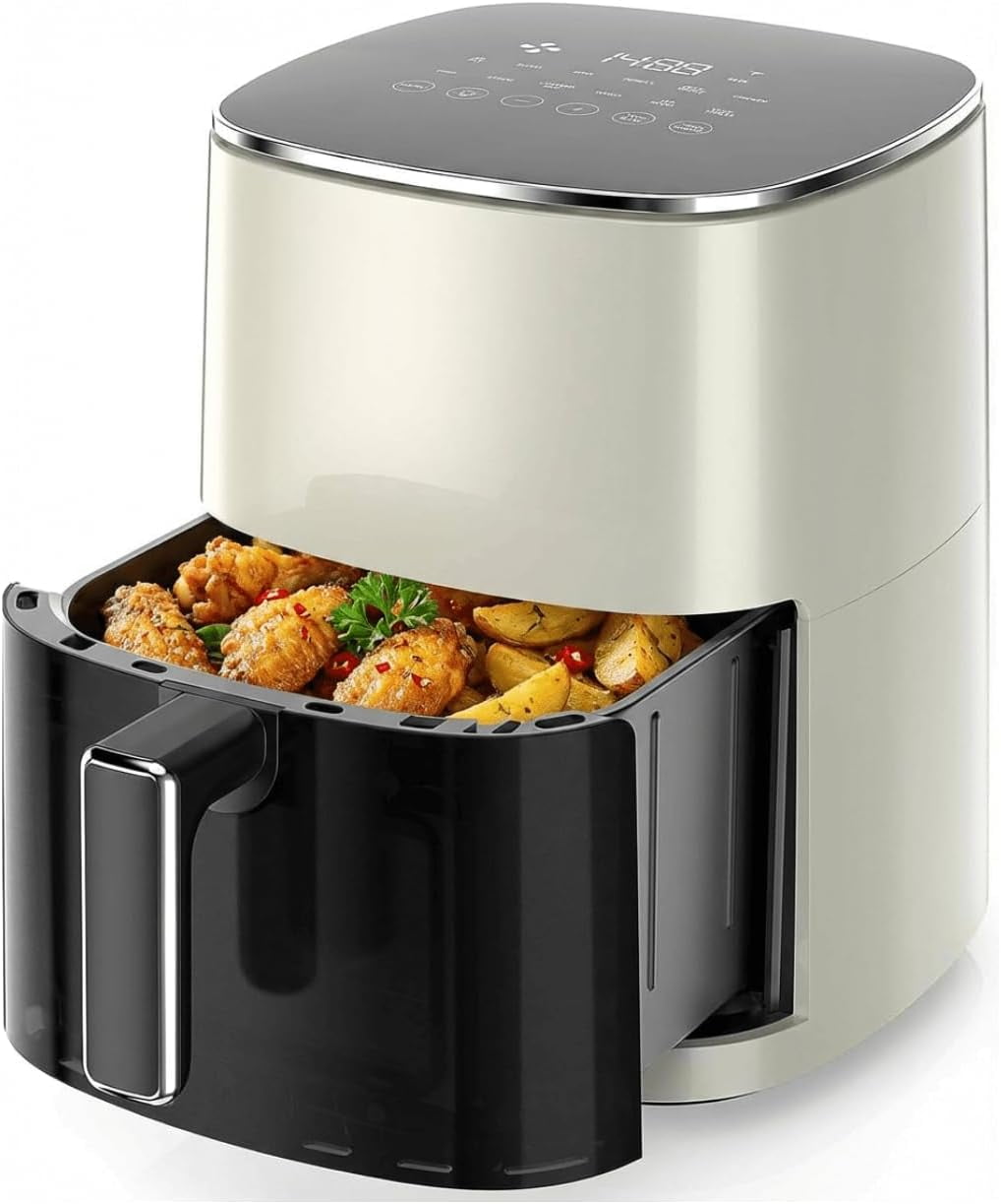 Air Fryer 6.34QT with Clear Window, 12-in-1 Air Fryer Oven, Square ...