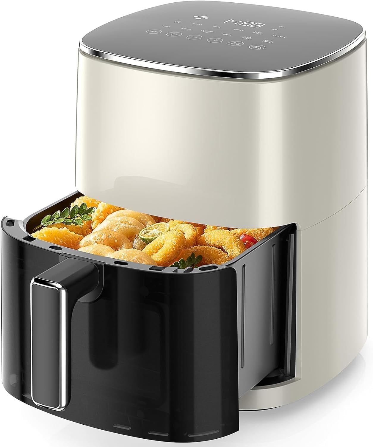 Air Fryer 6QT with Window, Square Airfryer Oven 12-in-1 for Family, 400 ...