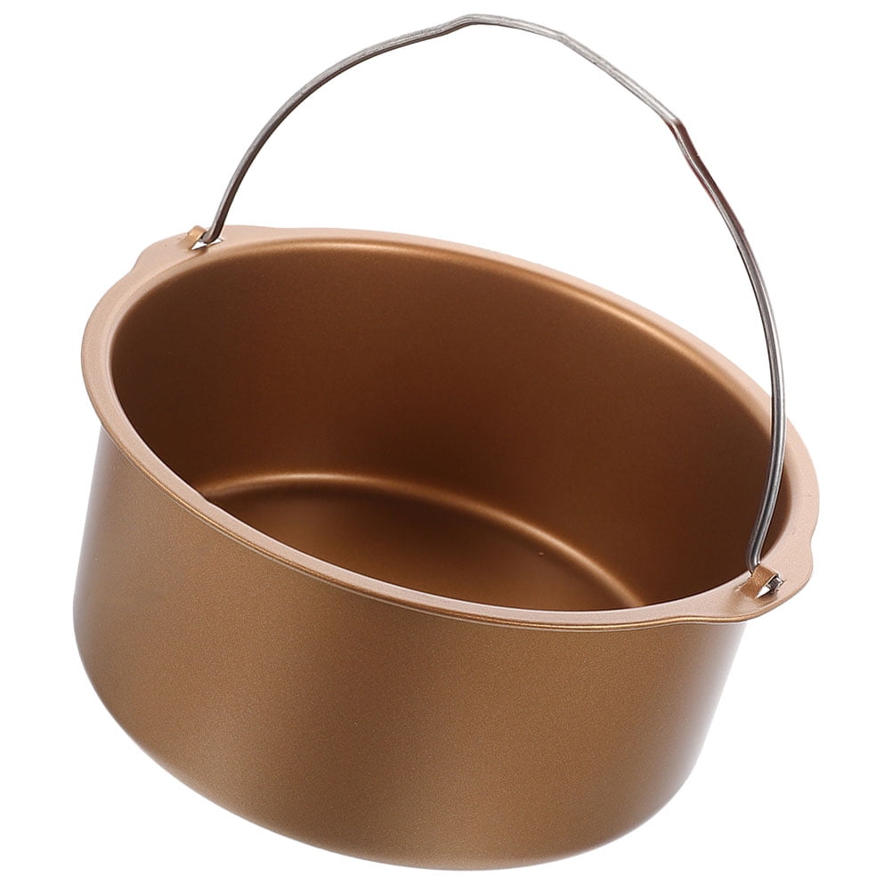 Air Fryer Accessories Round Tray Pizza Baking Pan Dish Circle Stencil ...