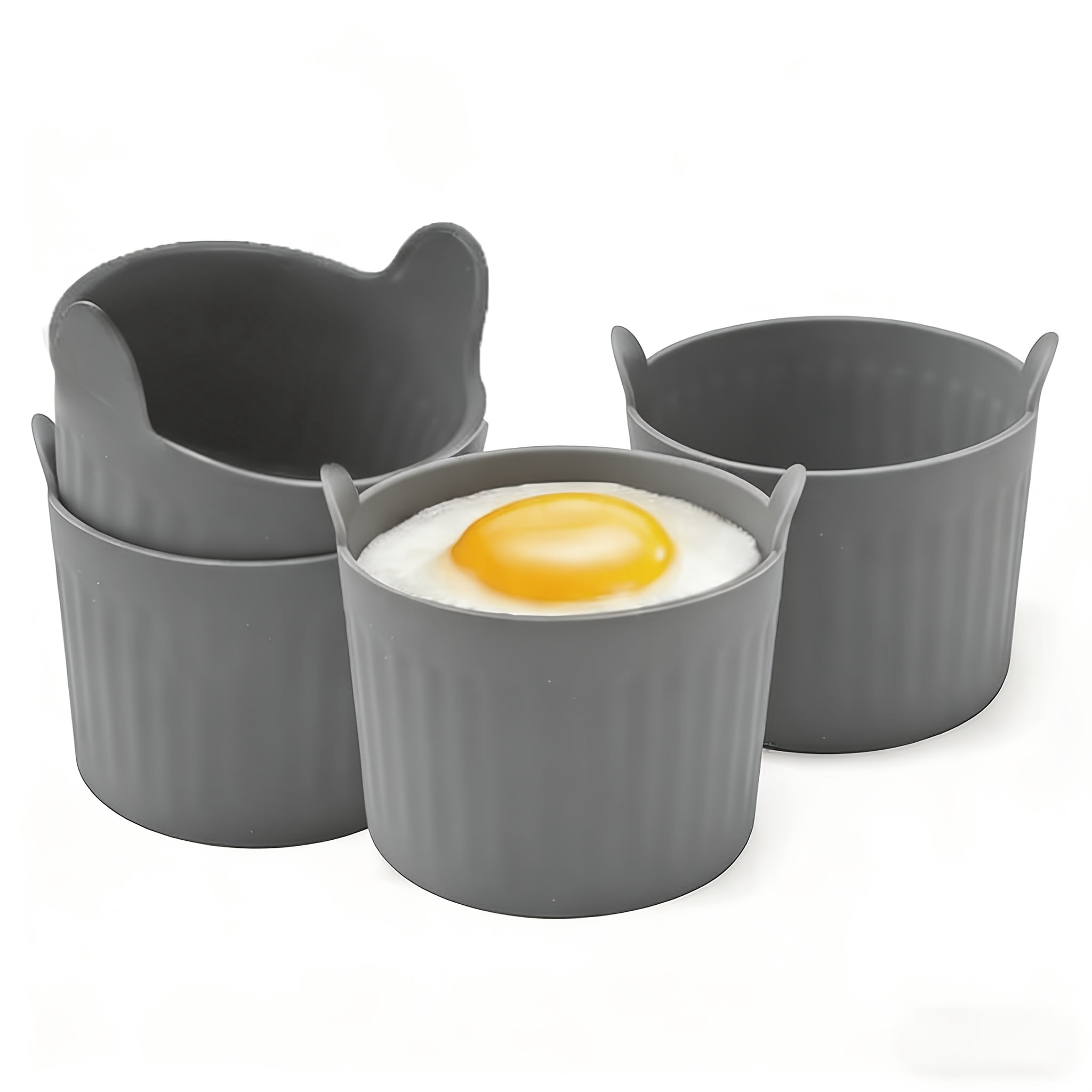 Air Fryer Baking Molds, Non-Stick Reusable Silicone Molds for Egg ...