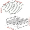 Air Fryer Baking Rack Metal Square/Round/Rectangle Oven Grill Racks ...