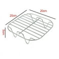 Air Fryer Baking Rack Metal Square/Round/Rectangle Oven Grill Racks ...