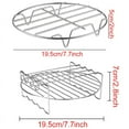 Air Fryer Baking Rack Metal Square/Round/Rectangle Oven Grill Racks ...