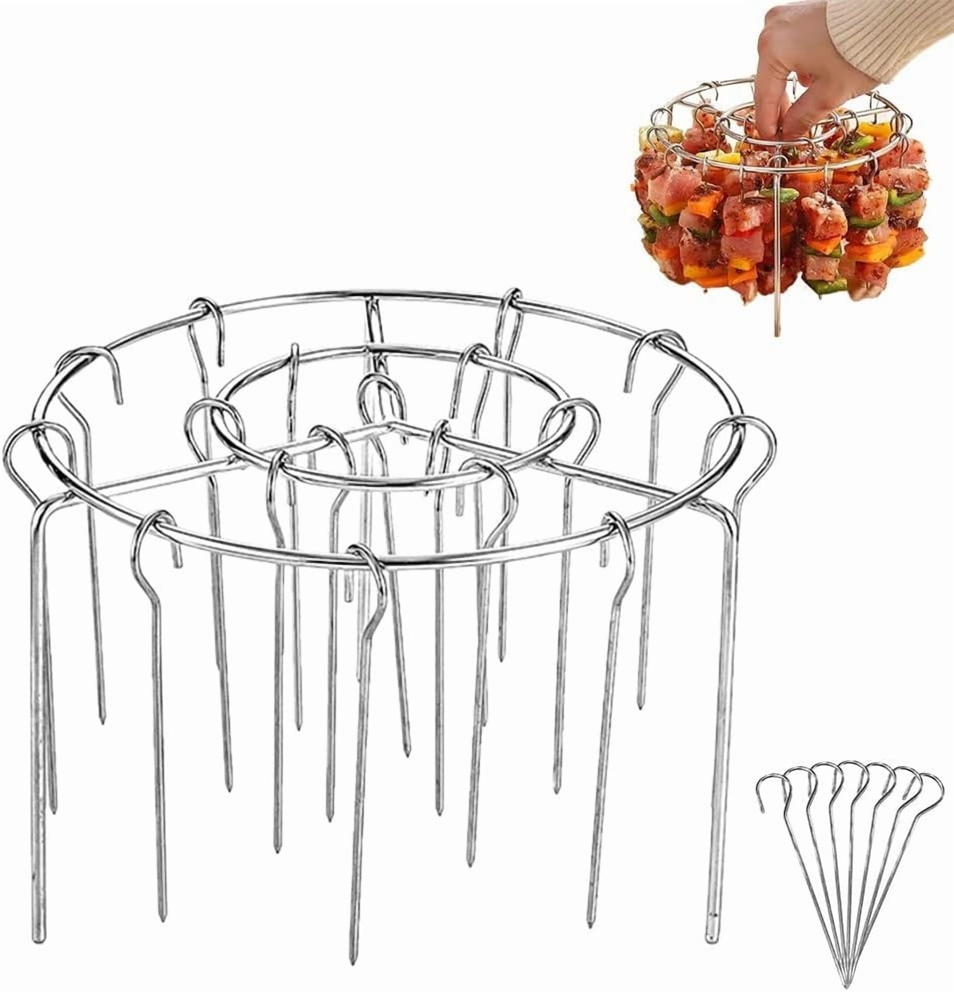 Air Fryer Barbecue Grill Vertical Barbecue Kebab with Anti-Scalding ...