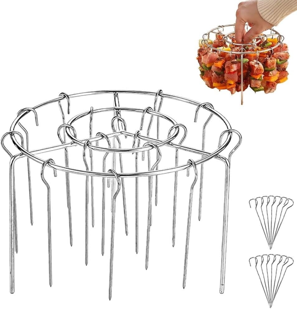 Air Fryer Barbecue Grill Vertical Barbecue Kebab with Anti-Scalding ...