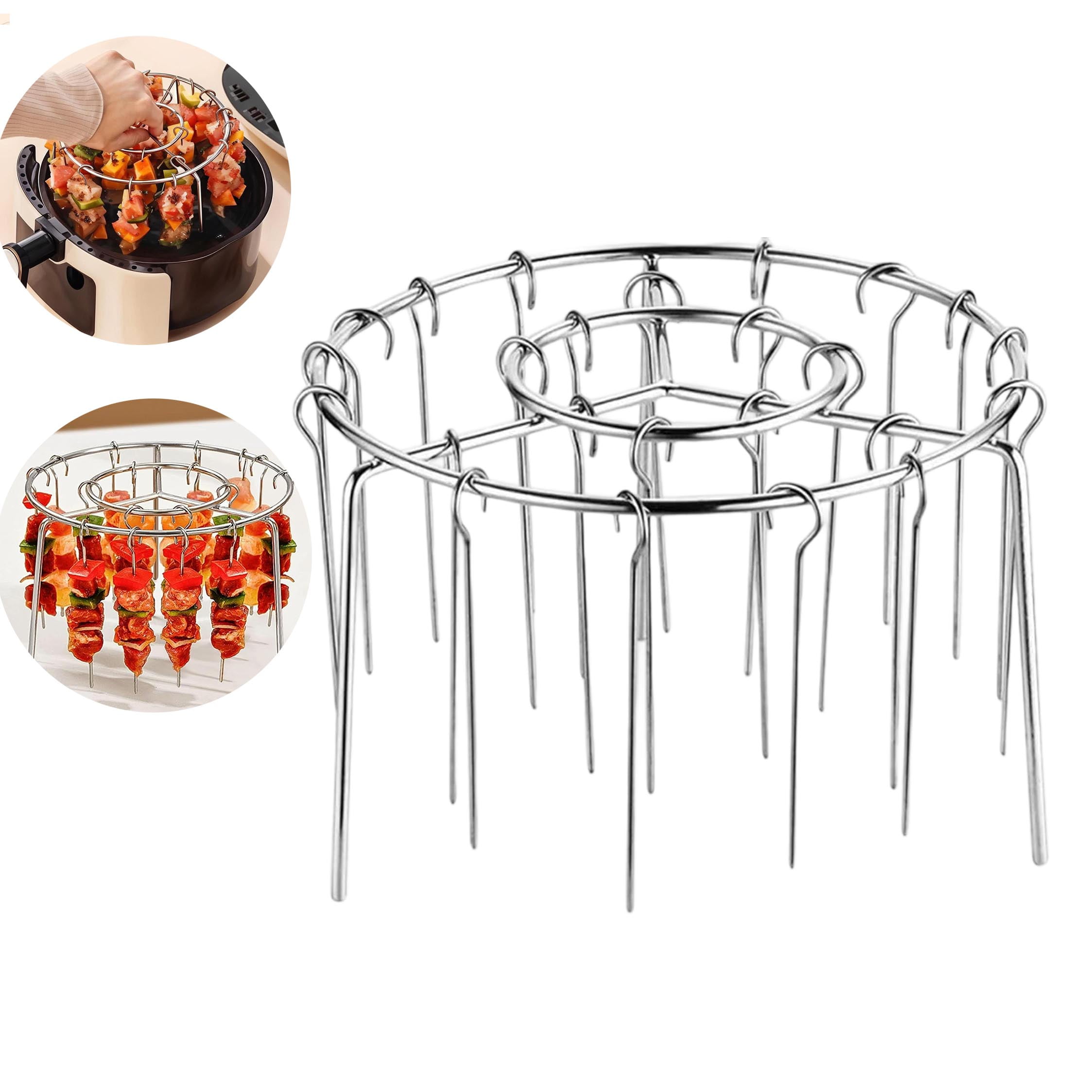 Air Fryer Barbecue Grill Vertical Barbecue Kebab - Vertical Hanging ...
