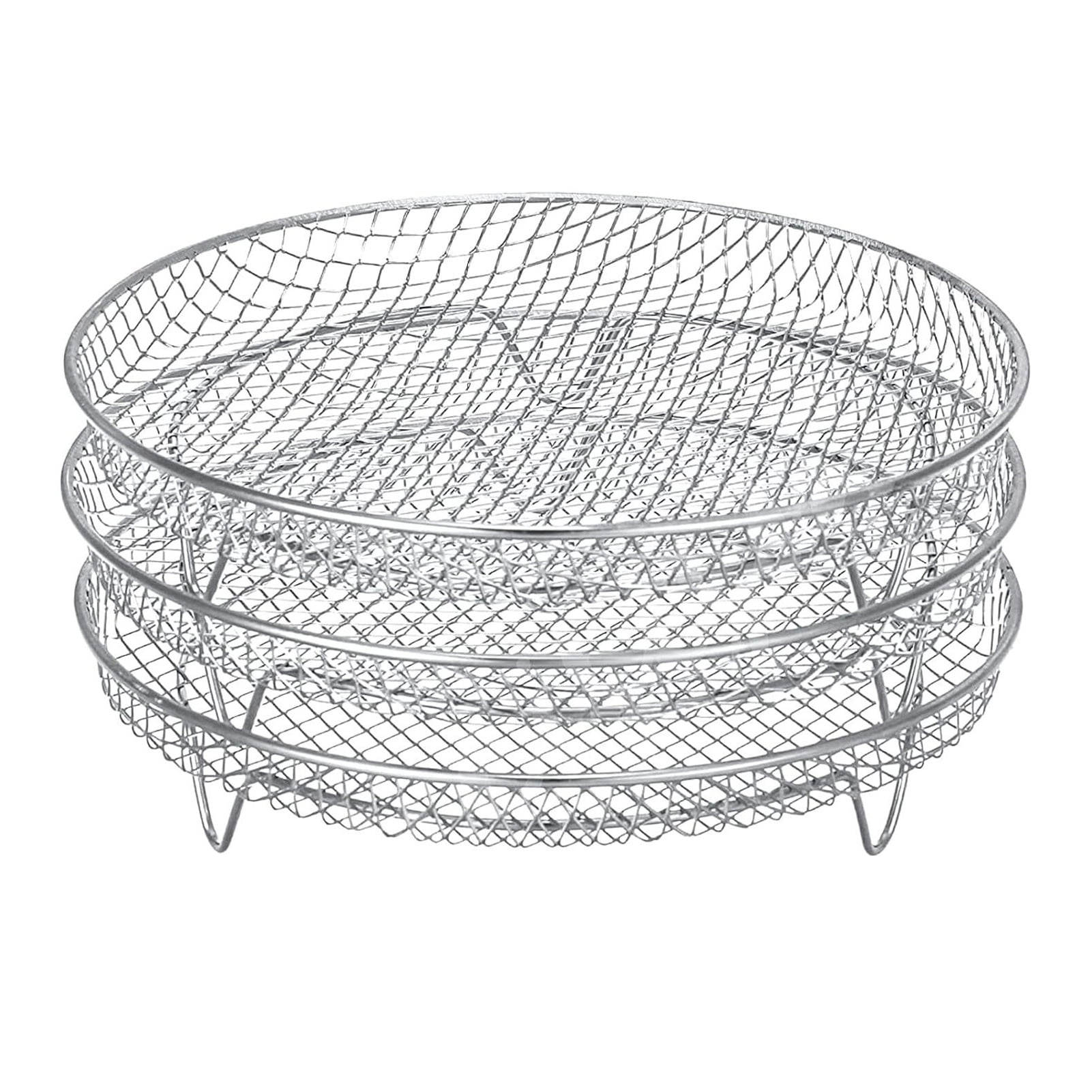 Air Fryer Dehydration Rack Stackable Stainless Steel Multi-Layer ...