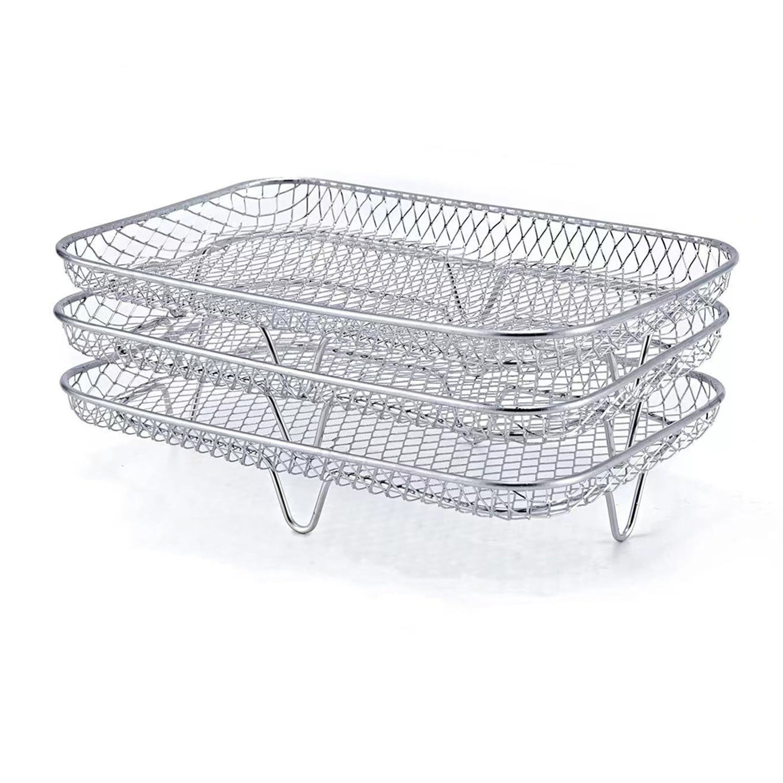 Air Fryer Dehydration Rack Stackable Stainless Steel Multi-Layer ...