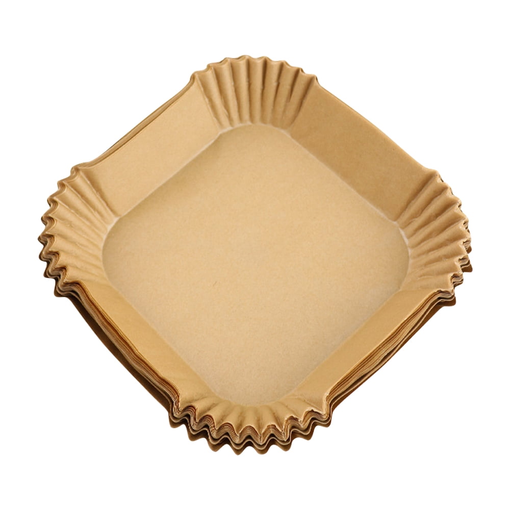 Air Fryer Disposable Paper Liners Square, Parchment Paper Liner 100 PCS ...