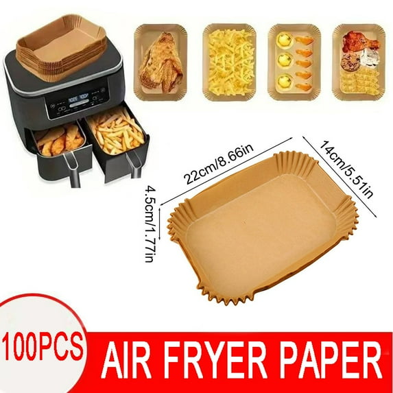 Air Fryer Disposable Paper Parchment Wood Pulp Steamer Cheesecake Air ...