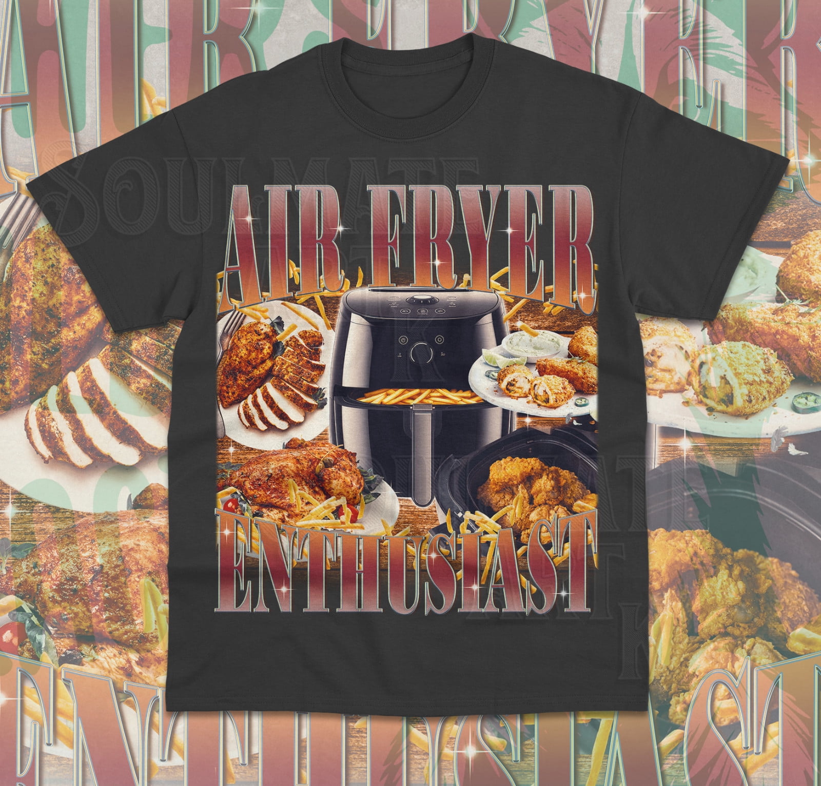 Air Fryer Enthusiast Cooking Lover Unisex Sweater T-Shirt - Walmart.com