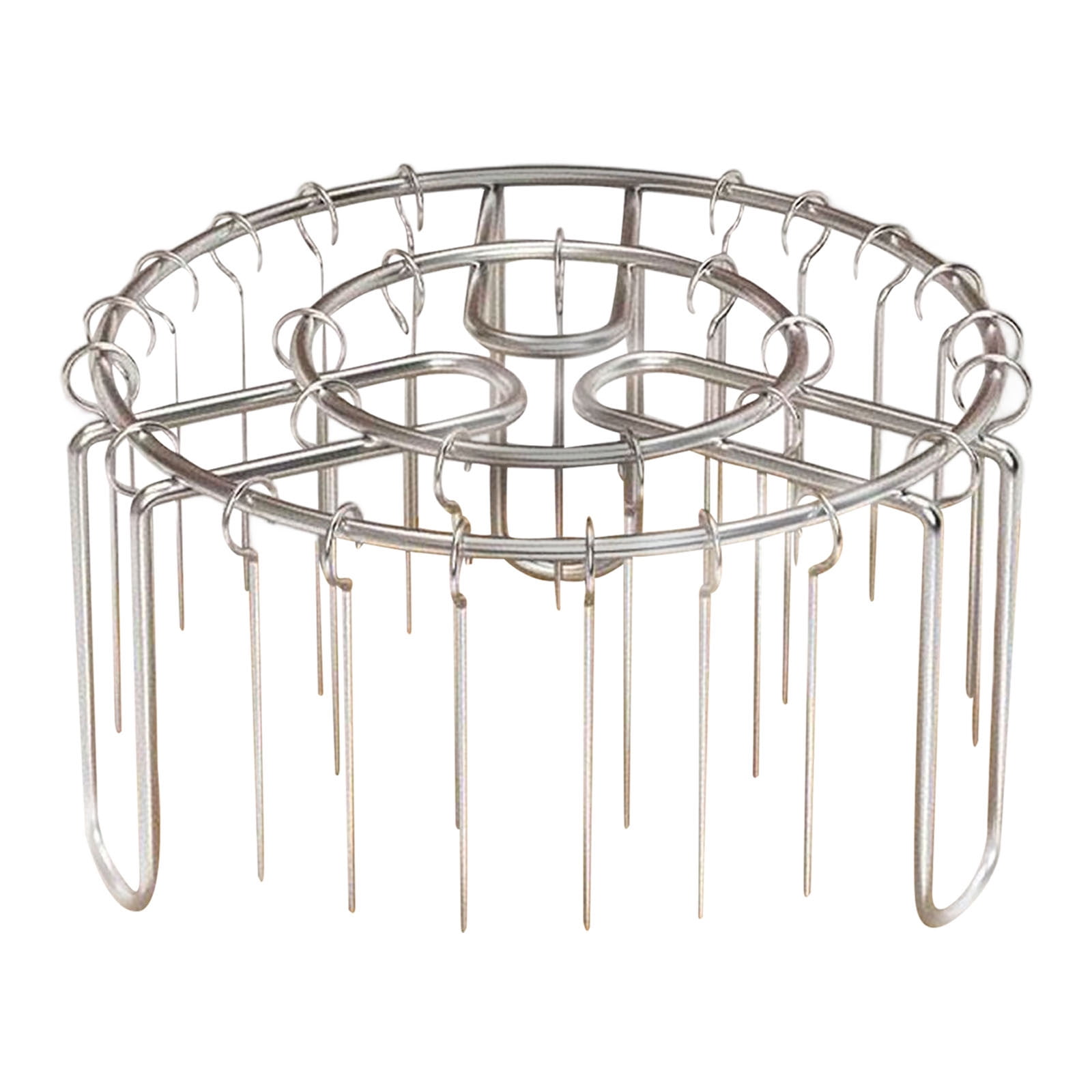 Air Fryer Grill Skewer Rack Stainless Steel Vertical Barbecue Kabob ...