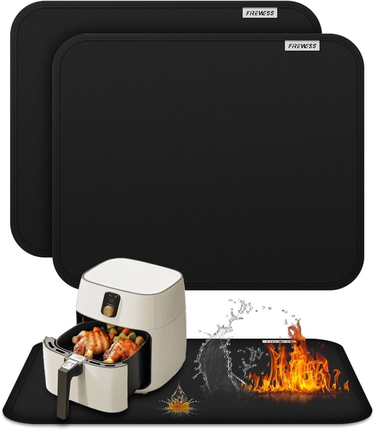 Air Fryer Heat Resistant Mat, Deep Fryer and Oven Hot Pads for Kitchen ...