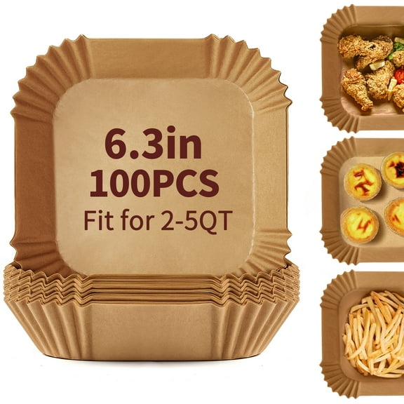 Air Fryer Disposable Paper Liner, Air Fryer Natural Parchment Paper Non ...
