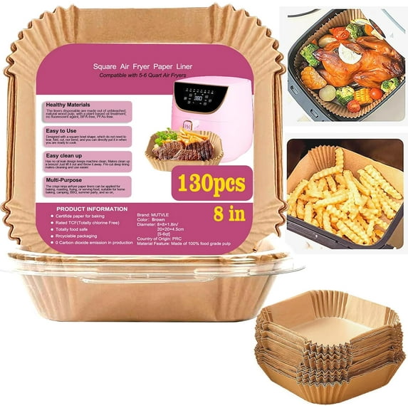 Air Fryer Liners for Air Fryer, Paper Liners Disposable for Paris ...