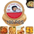Air Fryer Liners Disposable 100-Pack - Non-Stick Paper for Easy Cleanup ...