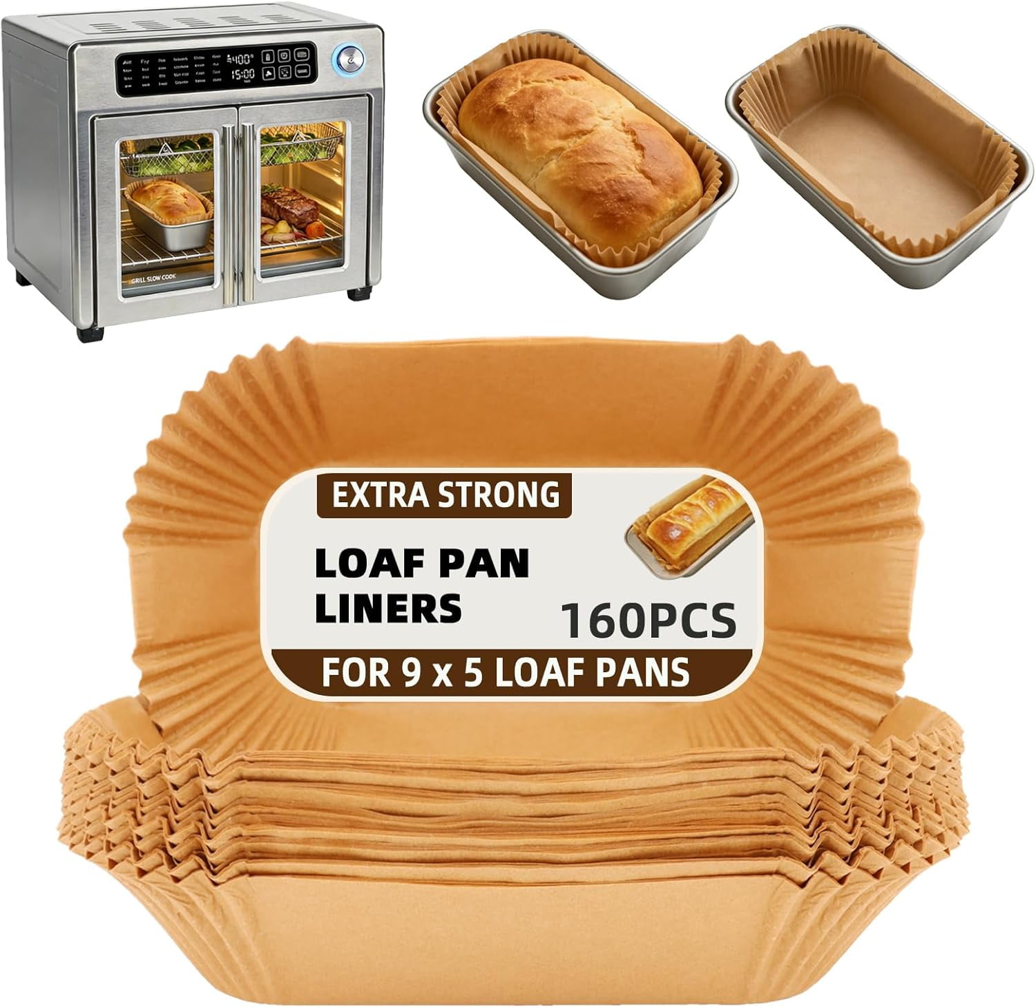 Air Fryer Liners Disposable, 200Pcs Parchment Paper,LYHOLKEER 8IN ...