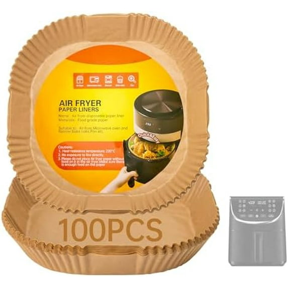 Air Fryer Liners Disposable Compatible with Gourmia Air Fryers,4,5,6,7 ...