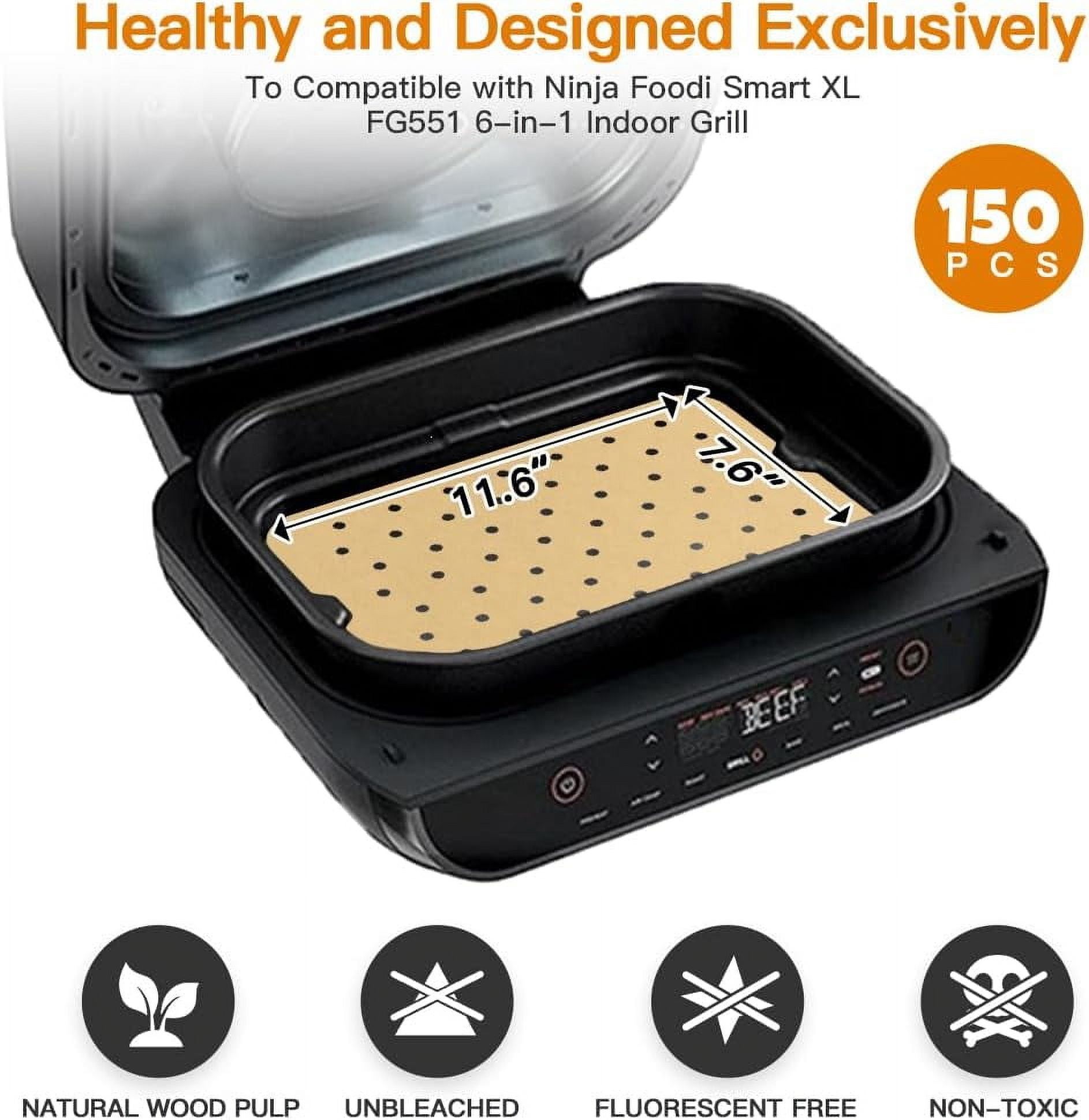 Air Fryer Liners Disposable for Ninja 150pcs Air Fryer Parchment Paper ...