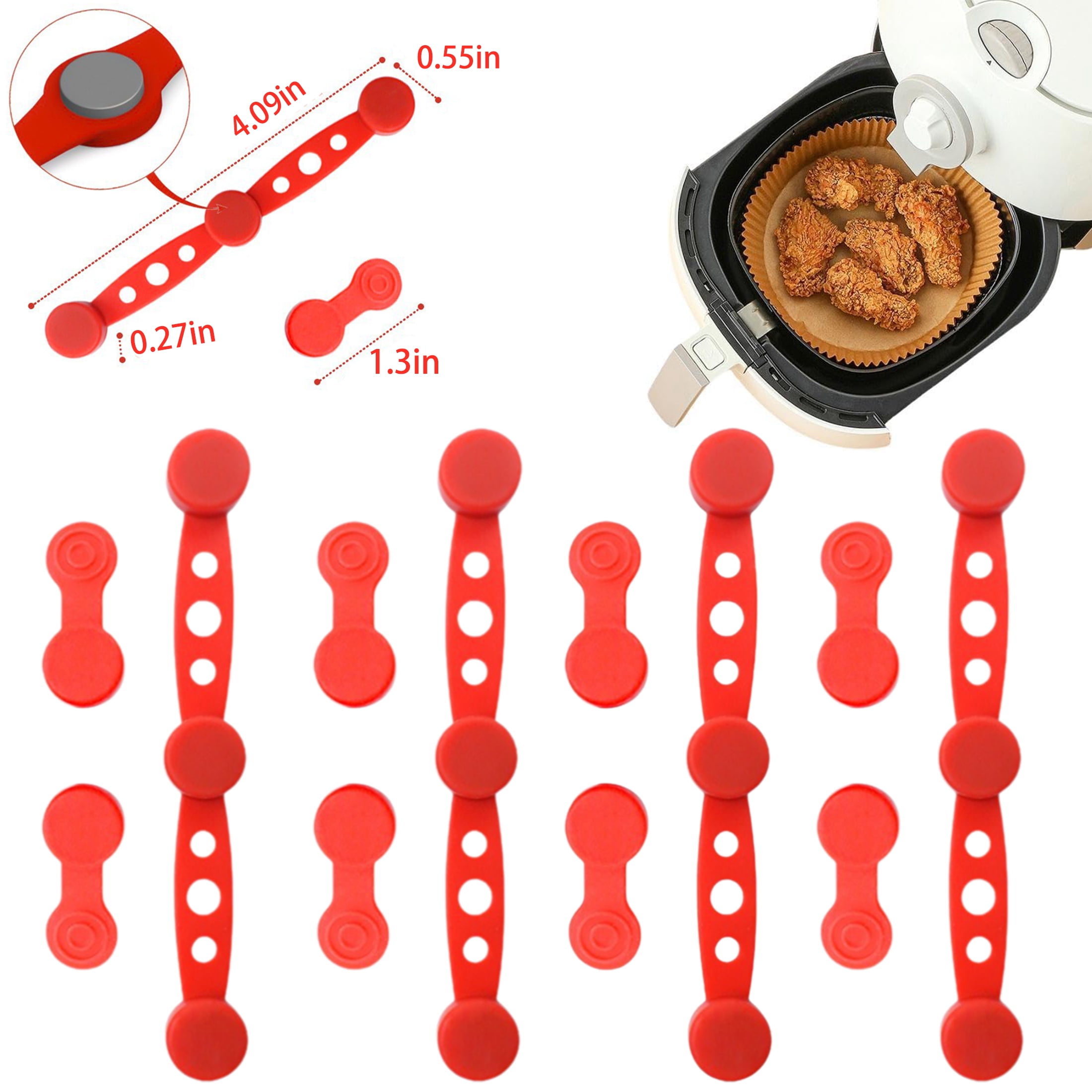 Air Fryer Magnet Silicone Buckle – Air Fryer Magnets for Parchment ...