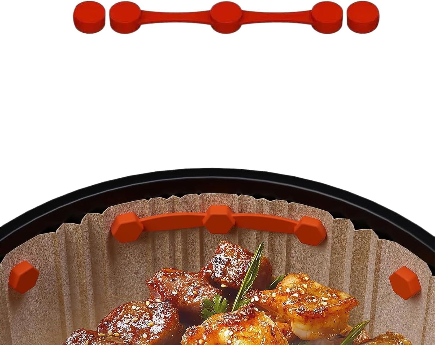 Air Fryer Magnet Silicone Buckle, Air Fryer Magnets For Parchment Paper ...