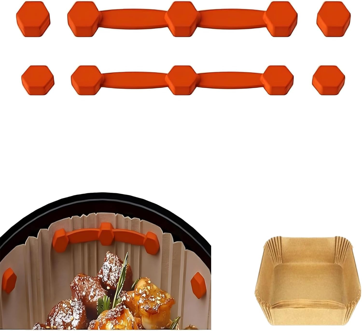 Air Fryer Magnet Silicone Buckle for Holding Down, Air Fryer Magnets ...