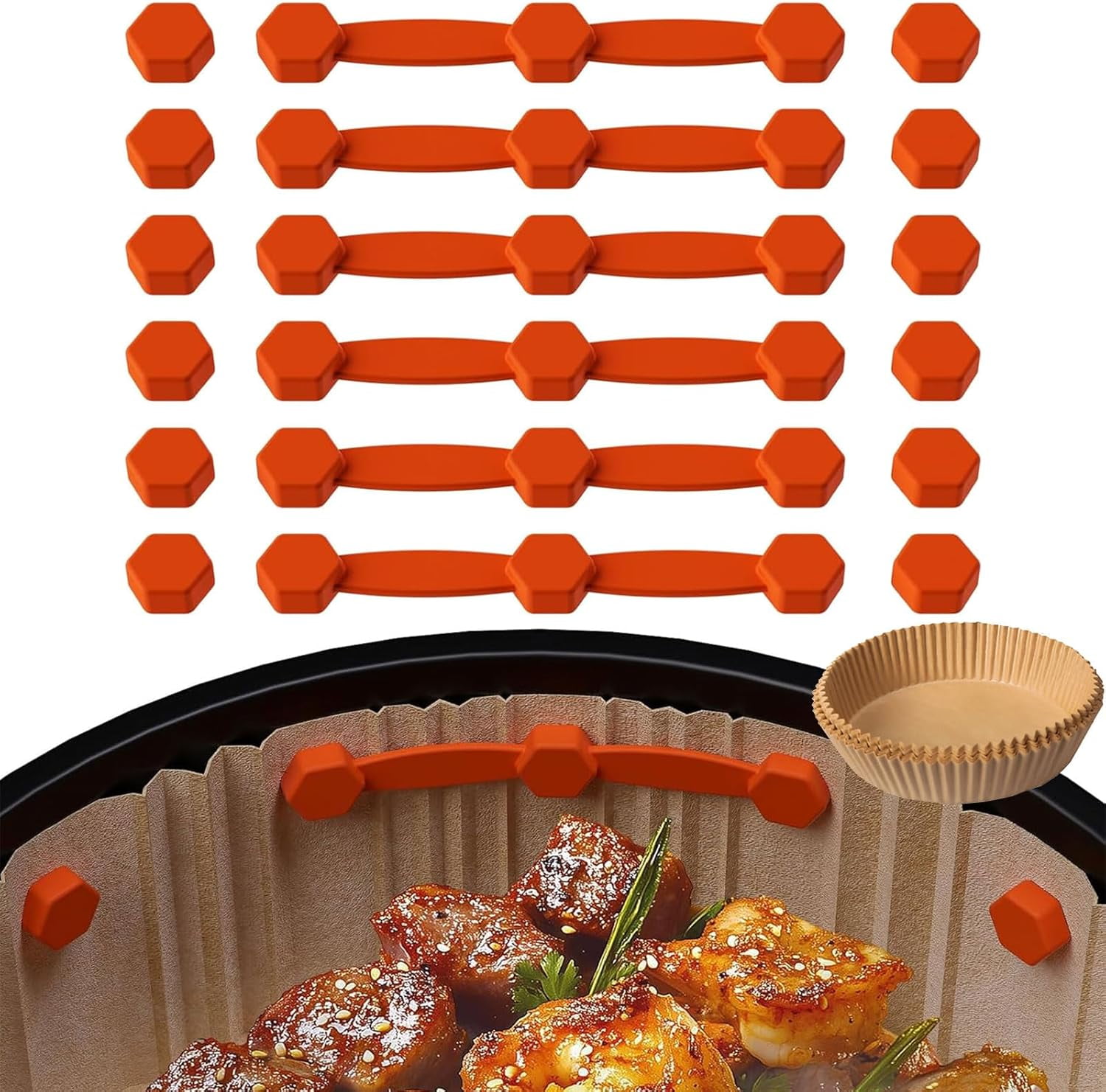 Air Fryer Magnet Silicone Buckle for Holding Down, Air Fryer Magnets ...