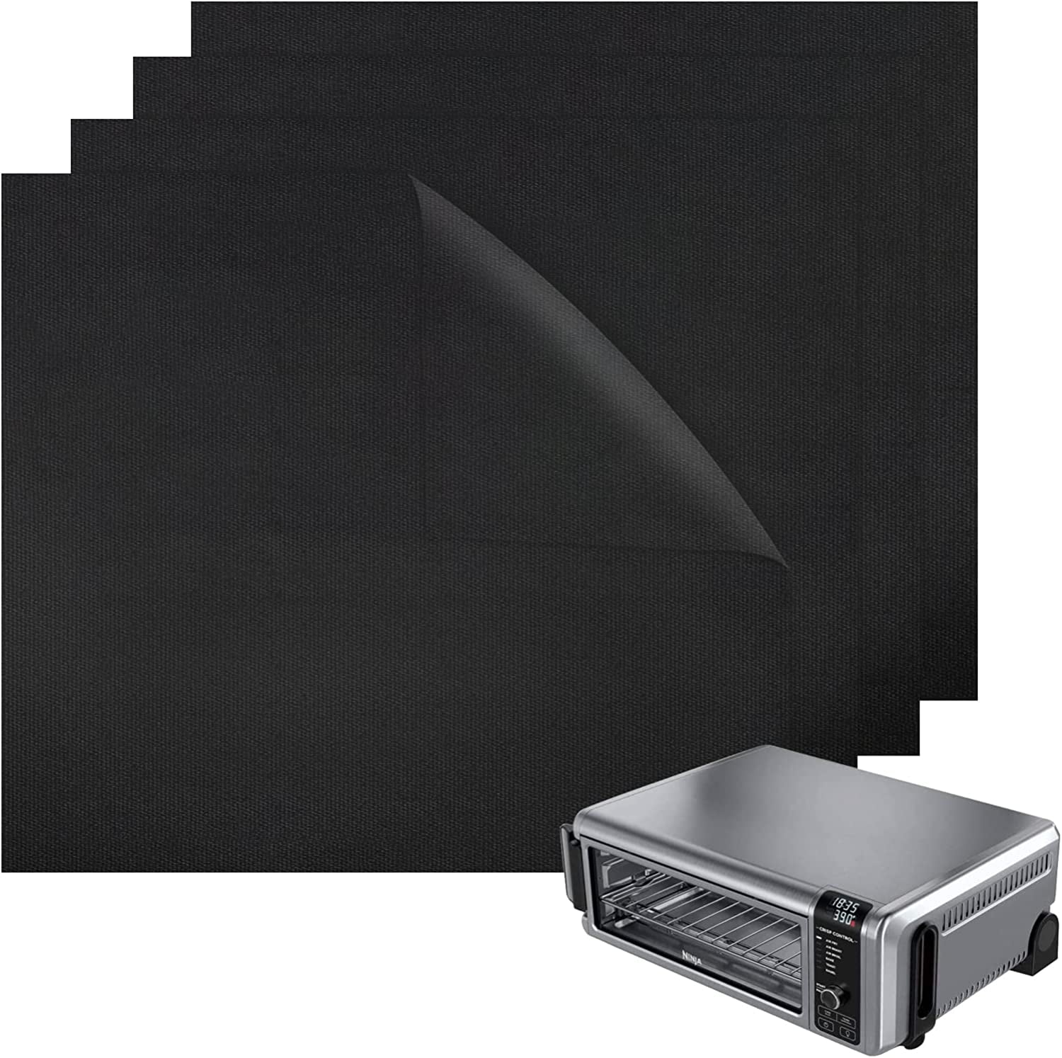 Air Fryer Oven Liners, 11x12 Inches, Set of 4, Reusable Toaster Oven ...