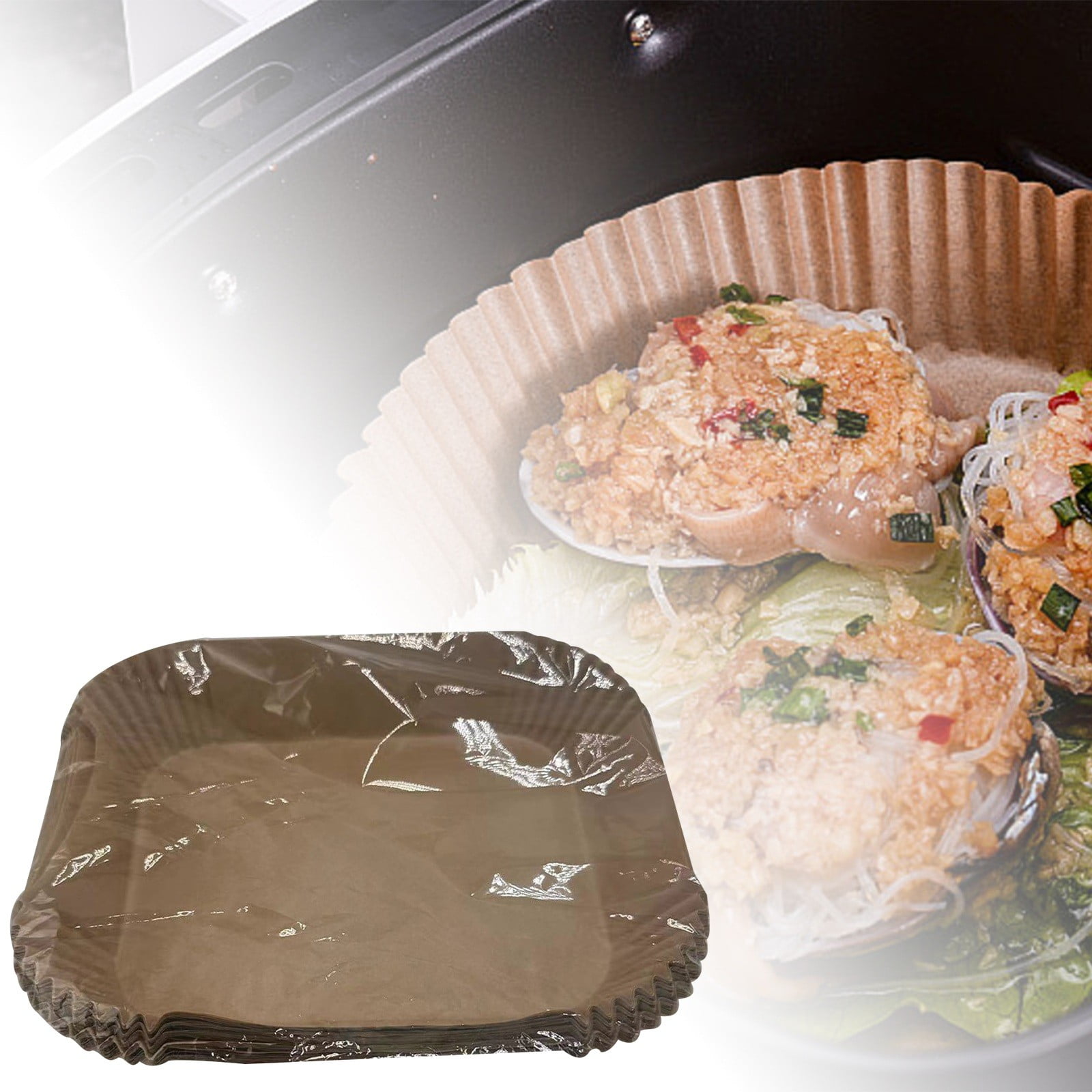 Air Fryer Paper Liners,100Pcs Parchment Paper,Air Fryer Liners ...