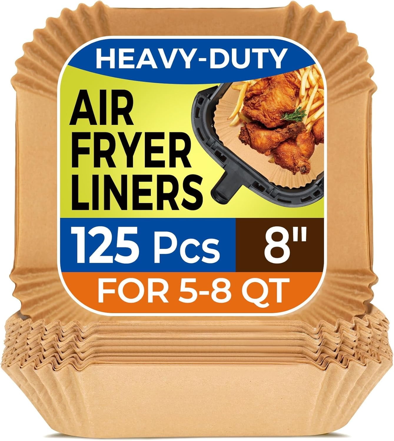 Air Fryer Paper Liners, Air Fryer Liners Disposable for Microwave, Non ...